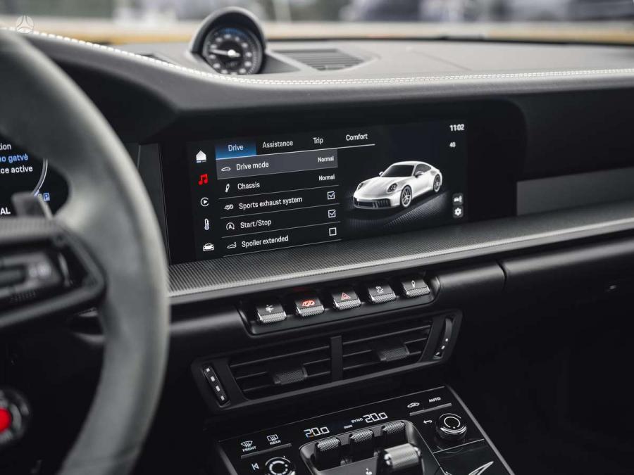 Sarkans Porsche 911 2024 Viļņa, ar dzinēja tilpumu 3.59 L un nobraukumu 12 tūkst. km par 189911 €, foto 27 vietnē AUTOMOTO.COM.LV