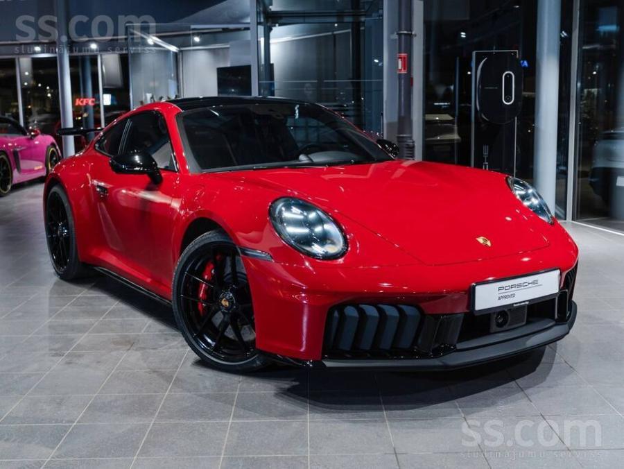 Sarkans Porsche 911 2026 Rīga, ar dzinēja tilpumu 3.60 L un nobraukumu 6 tūkst. km par 195900 €, foto 10 vietnē AUTOMOTO.COM.LV