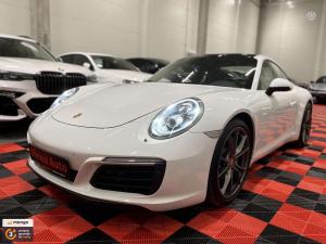 Balts Porsche 911 2018 Viļņa, ar dzinēja tilpumu 2.98 L un nobraukumu 27 tūkst. km par 77900 €, foto  vietnē AUTOMOTO.COM.LV