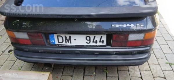 Melns Porsche 944 1987 Rīga, ar dzinēja tilpumu 2.50 L un nobraukumu 360 tūkst. km par 14500 €, foto 5 vietnē AUTOMOTO.COM.LV
