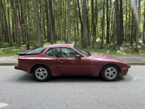 Red Porsche 944 1989 in Alytus, with an engine capacity of 2.48 L and mileage of 180 thousand km for 5000 €, photo  on AUTOMOTO.COM.LV