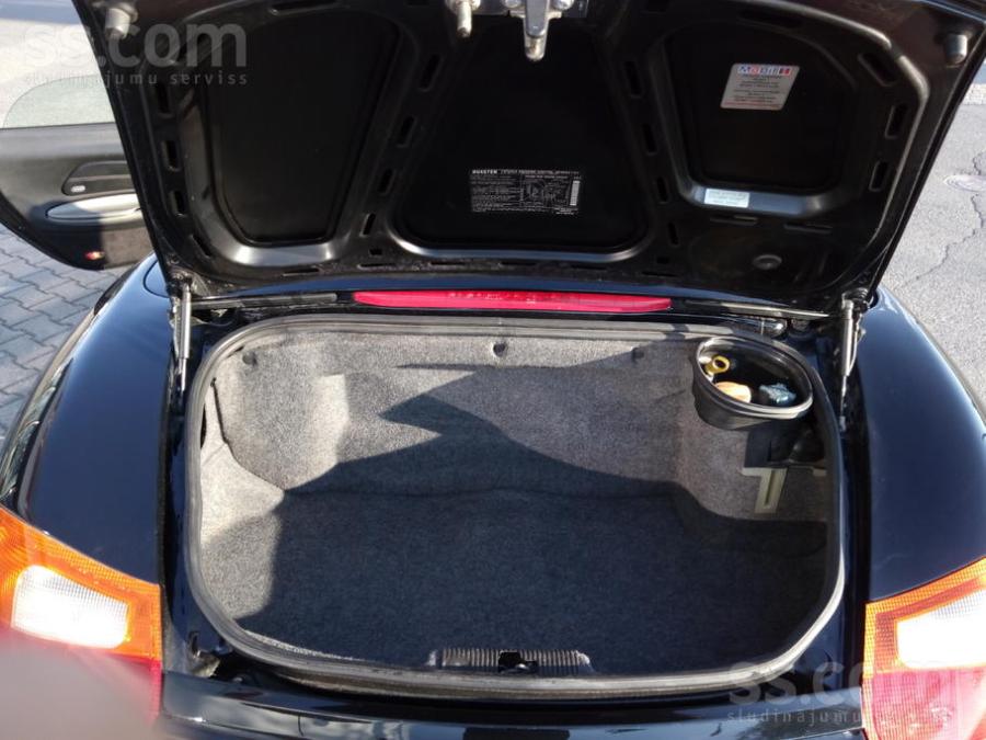 Melns Porsche Boxster 2000 Rīga, ar dzinēja tilpumu 2.70 L un nobraukumu 130 tūkst. km par 14999 €, foto 12 vietnē AUTOMOTO.COM.LV