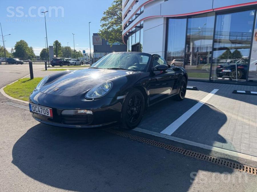 Black Porsche Boxster 2007 in Riga, with an engine capacity of 2.70 L and mileage of 71 thousand km for 25900 €, photo 3 on AUTOMOTO.COM.LV
