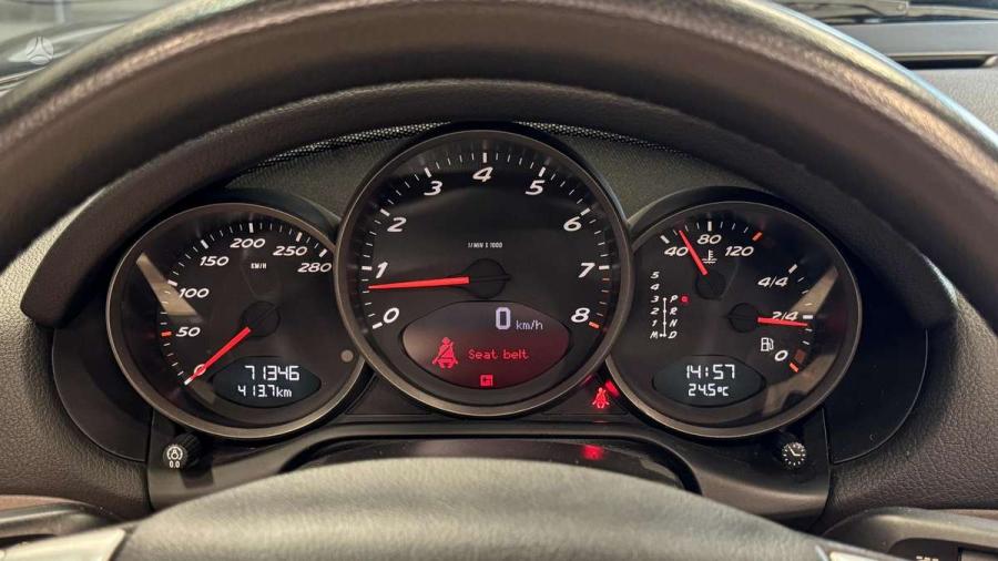 Black Porsche Boxster 2007 in Riga, with an engine capacity of 2.69 L and mileage of 71 thousand km for 27990 €, photo 15 on AUTOMOTO.COM.LV