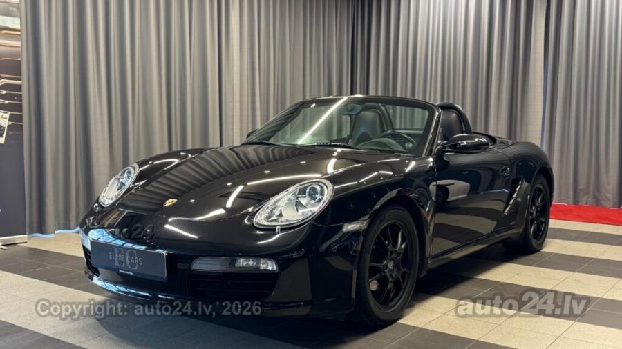 Black Porsche Boxster 2007 in Riga, with an engine capacity of 2.70 L and mileage of 71 thousand km for 25990 €, photo 1 on AUTOMOTO.COM.LV