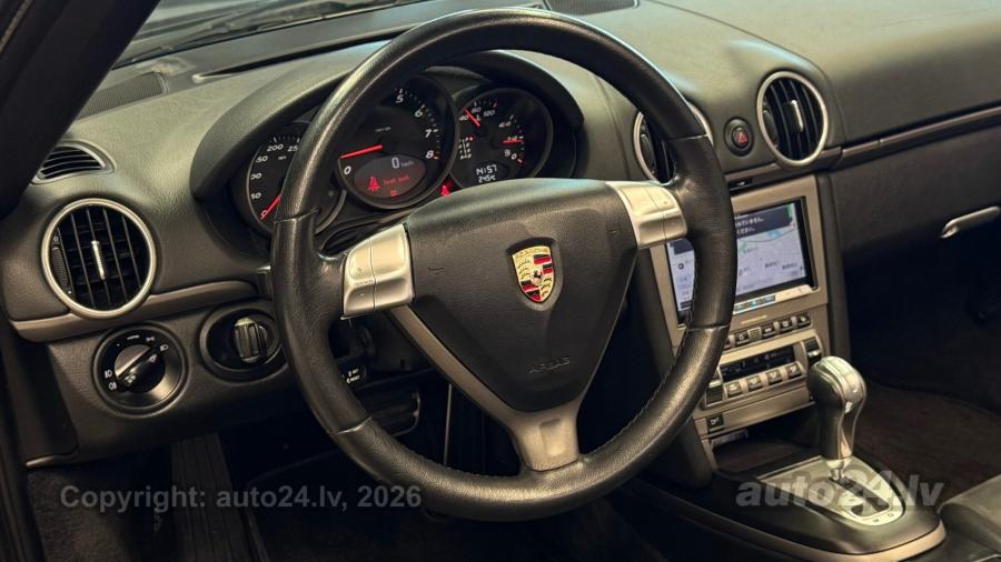 Black Porsche Boxster 2007 in Riga, with an engine capacity of 2.70 L and mileage of 71 thousand km for 25990 €, photo 14 on AUTOMOTO.COM.LV