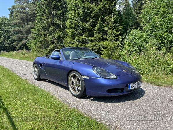 Blue Porsche Boxster 1997 in Tallinn, with an engine capacity of 2.50 L and mileage of 58 thousand km for 14900 €, photo 2 on AUTOMOTO.COM.LV