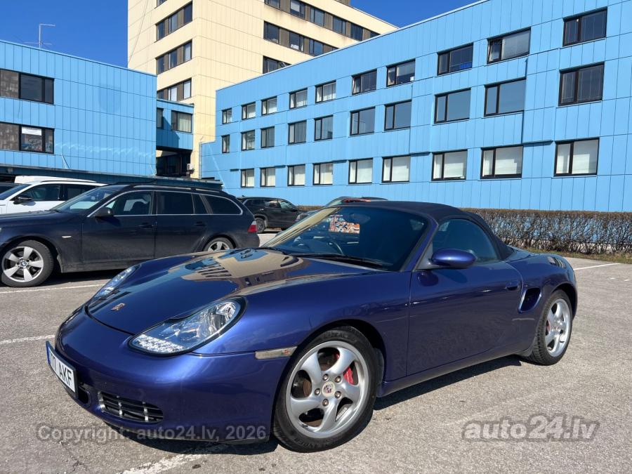 Blue Porsche Boxster 1999 in Tallinn, with an engine capacity of 3.20 L and mileage of 144 thousand km for 9999 €, photo 3 on AUTOMOTO.COM.LV