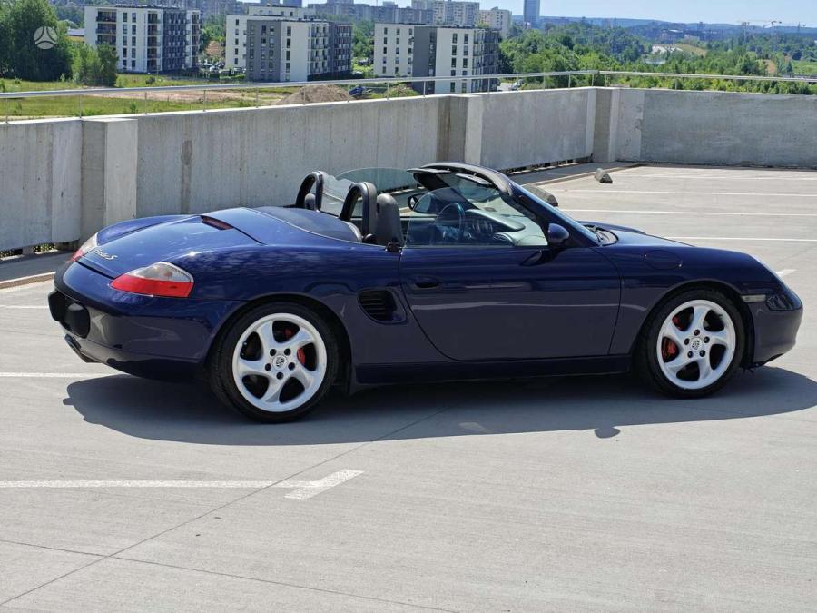 Blue Porsche Boxster 2001 in Vilnius, with an engine capacity of 3.18 L and mileage of 175 thousand km for 12600 €, photo 12 on AUTOMOTO.COM.LV