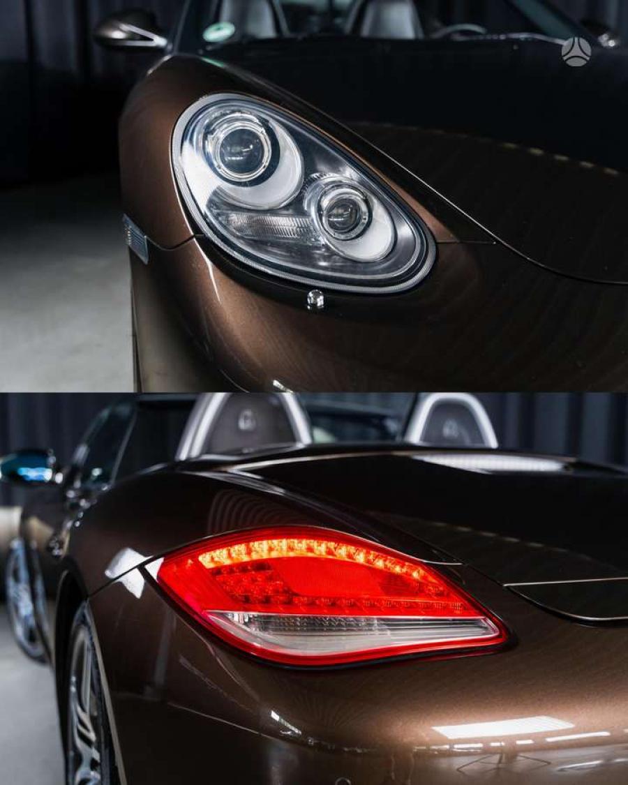 Brūns Porsche Boxster 2009 Viļņa, ar dzinēja tilpumu 2.89 L un nobraukumu 63 tūkst. km par 35000 €, foto 10 vietnē AUTOMOTO.COM.LV