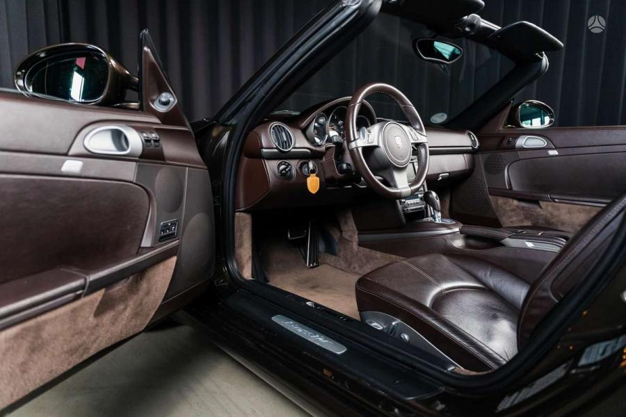 Brūns Porsche Boxster 2009 Viļņa, ar dzinēja tilpumu 2.89 L un nobraukumu 63 tūkst. km par 35000 €, foto 22 vietnē AUTOMOTO.COM.LV