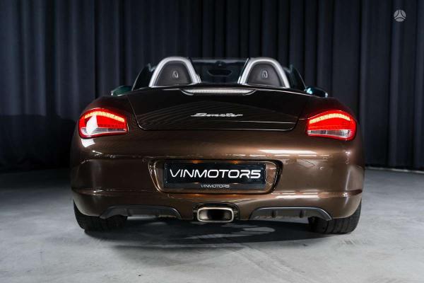 Brown Porsche Boxster 2009 in Vilnius, with an engine capacity of 2.89 L and mileage of 63 thousand km for 34000 €, photo 6 on AUTOMOTO.COM.LV
