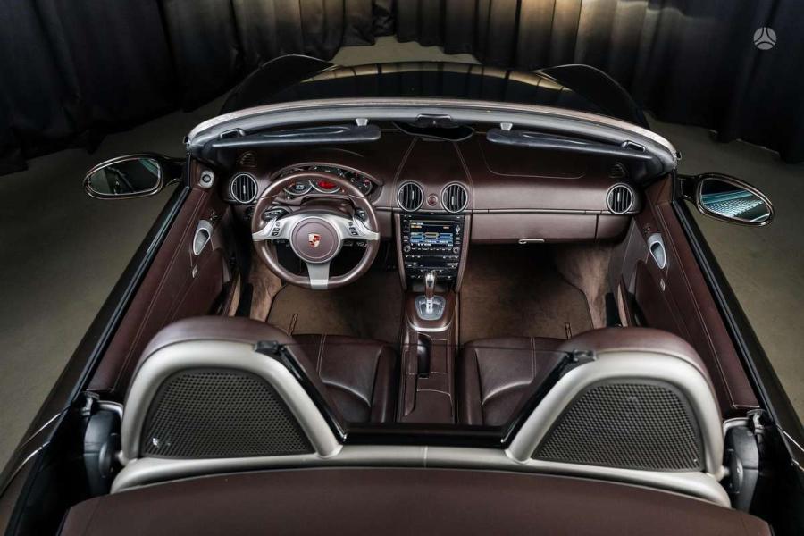 Brown Porsche Boxster 2009 in Vilnius, with an engine capacity of 2.89 L and mileage of 63 thousand km for 34000 €, photo 29 on AUTOMOTO.COM.LV
