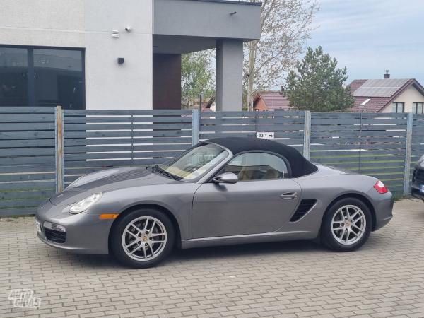 Pelēks Porsche Boxster 2008 Klaipėda, ar dzinēja tilpumu 2.70 L un nobraukumu 191 tūkst. km par 19000 €, foto 2 vietnē AUTOMOTO.COM.LV