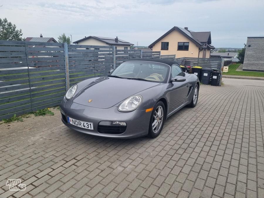 Pelēks Porsche Boxster 2008 Klaipėda, ar dzinēja tilpumu 2.70 L un nobraukumu 191 tūkst. km par 19000 €, foto 6 vietnē AUTOMOTO.COM.LV