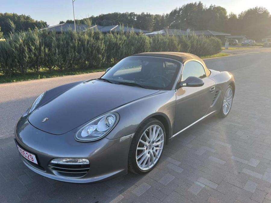 Pelēks Porsche Boxster 2010 Alīta, ar dzinēja tilpumu 2.90 L un nobraukumu 194 tūkst. km par 21900 €, foto 6 vietnē AUTOMOTO.COM.LV