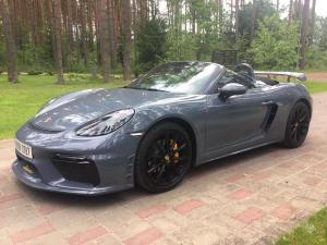 Grey Porsche Boxster 2017 in Tartu, with an engine capacity of 2.00 L and mileage of 75 thousand km for 58000 €, photo 3 on AUTOMOTO.COM.LV