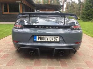 Grey Porsche Boxster 2017 in Tartu, with an engine capacity of 2.00 L and mileage of 75 thousand km for 58000 €, photo 6 on AUTOMOTO.COM.LV