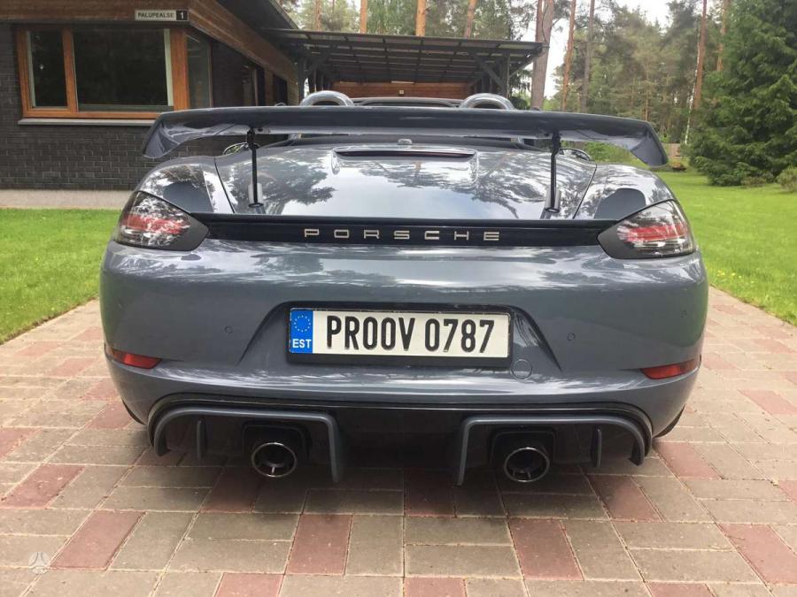 Grey Porsche Boxster 2017 in Tartu, with an engine capacity of 2.00 L and mileage of 75 thousand km for 58000 €, photo 6 on AUTOMOTO.COM.LV