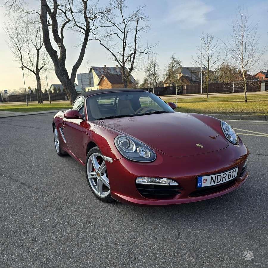 Red Porsche Boxster 2010 in Ukmerge, with an engine capacity of 3.44 L and mileage of 19 thousand km for 29999 €, photo 17 on AUTOMOTO.COM.LV
