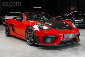 Red Porsche Boxster 2024 in Riga, with an engine capacity of 4.00 L and mileage of 23 thousand km for 145000 €, photo 4 on AUTOMOTO.COM.LV
