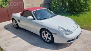 Balts Porsche Boxster 2002 Rīga, ar dzinēja tilpumu 3.20 L un nobraukumu 59 tūkst. km par 24990 €, foto  vietnē AUTOMOTO.COM.LV