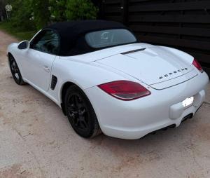 White Porsche Boxster 2009 in Vilnius, with an engine capacity of 2.89 L and mileage of 210 thousand km for 20000 €, photo 4 on AUTOMOTO.COM.LV