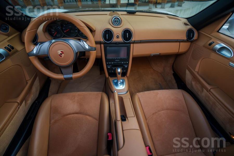 Balts Porsche Boxster 2010 Rīga, ar dzinēja tilpumu 2.90 L un nobraukumu 81 tūkst. km par 28000 €, foto 14 vietnē AUTOMOTO.COM.LV