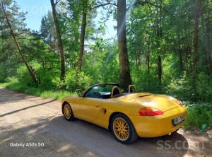 Yellow Porsche Boxster 2002 in Riga, with an engine capacity of 2.70 L and mileage of 126 thousand km for 12990 €, photo  on AUTOMOTO.COM.LV