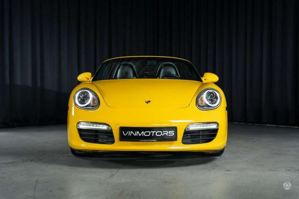 Dzeltens Porsche Boxster 2008 Viļņa, ar dzinēja tilpumu 2.69 L un nobraukumu 164 tūkst. km par 24500 €, foto 2 vietnē AUTOMOTO.COM.LV