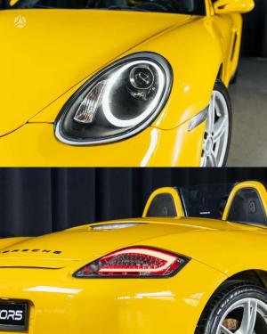 Dzeltens Porsche Boxster 2008 Viļņa, ar dzinēja tilpumu 2.69 L un nobraukumu 164 tūkst. km par 24500 €, foto 9 vietnē AUTOMOTO.COM.LV