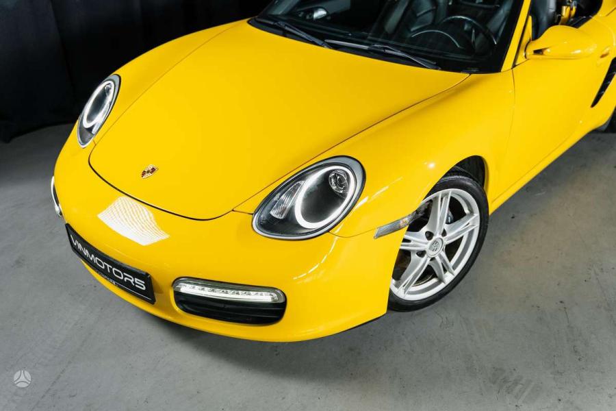Dzeltens Porsche Boxster 2008 Viļņa, ar dzinēja tilpumu 2.69 L un nobraukumu 164 tūkst. km par 24500 €, foto 10 vietnē AUTOMOTO.COM.LV