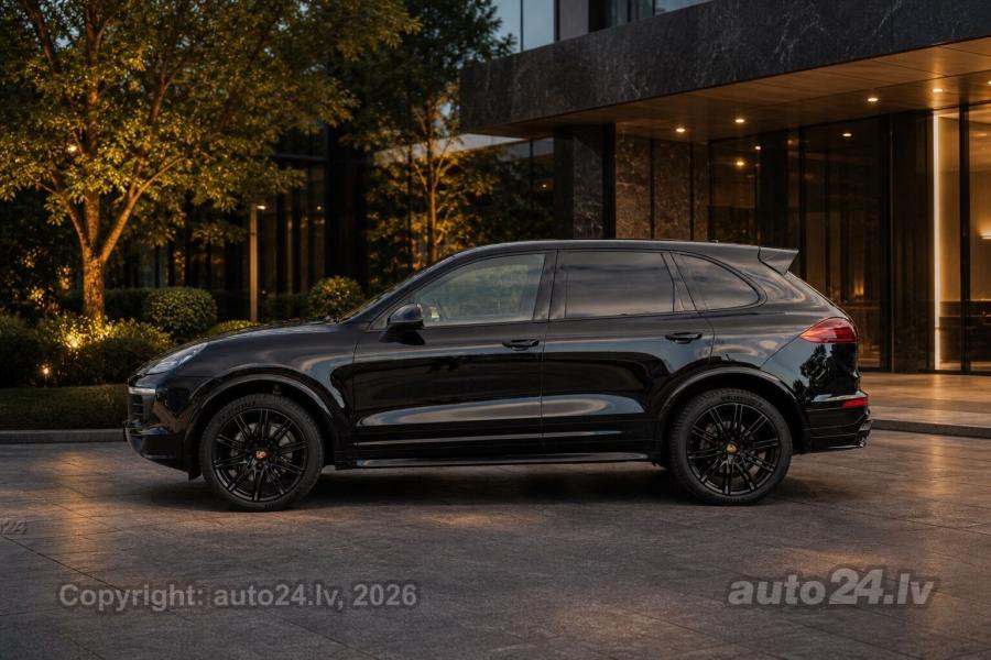Black Porsche Cayenne 2017 in Tallinn, with an engine capacity of 3.00 L and mileage of 168 thousand km for 34500 €, photo 1 on AUTOMOTO.COM.LV