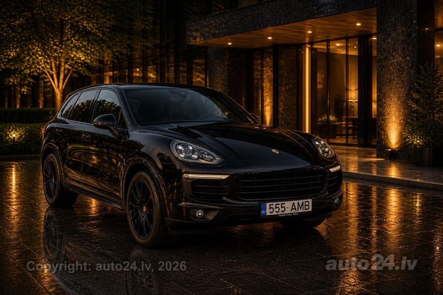 Black Porsche Cayenne 2017 in Tallinn, with an engine capacity of 3.00 L and mileage of 168 thousand km for 34500 €, photo 3 on AUTOMOTO.COM.LV