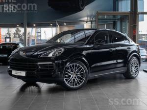 Black Porsche Cayenne 2023 in Riga, with an engine capacity of 3.00 L and mileage of 45 thousand km for 69900 €, photo  on AUTOMOTO.COM.LV
