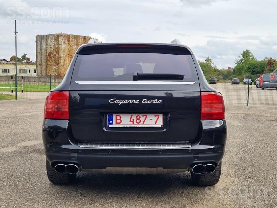 Черный Порше Каен 2004 в Валмиера, объемом двигателя 4.50 л и пробегом 269 тыс. км за 7770 €, фото 6 на AUTOMOTO.COM.LV