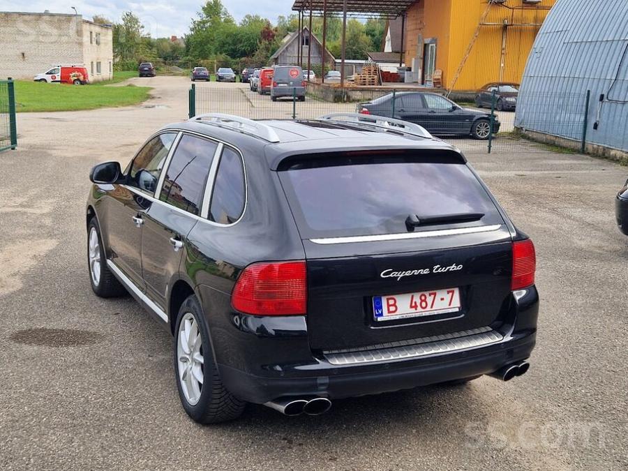 Черный Порше Каен 2004 в Валмиера, объемом двигателя 4.50 л и пробегом 269 тыс. км за 7770 €, фото 7 на AUTOMOTO.COM.LV