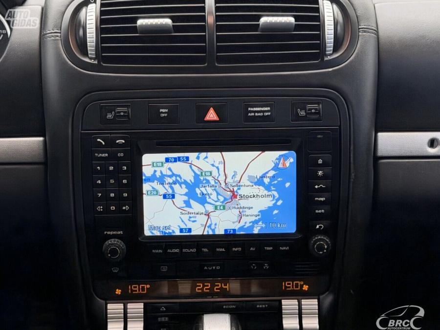 Melns Porsche Cayenne 2005 Avižieniai, ar dzinēja tilpumu 4.50 L un nobraukumu 291 tūkst. km par 4900 €, foto 19 vietnē AUTOMOTO.COM.LV