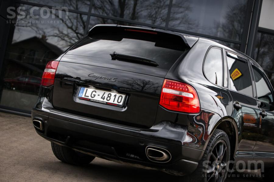 Melns Porsche Cayenne 2007 Jelgava, ar dzinēja tilpumu 3.60 L un nobraukumu 209 tūkst. km par 6999 €, foto 9 vietnē AUTOMOTO.COM.LV