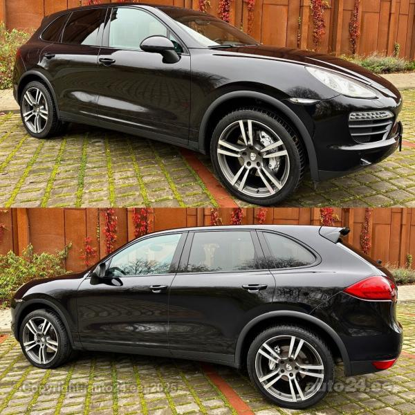 Black Porsche Cayenne 2010 in Tallinn, with an engine capacity of 4.80 L and mileage of 204 thousand km for 13490 €, photo 11 on AUTOMOTO.COM.LV