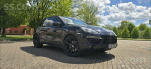 Black Porsche Cayenne 2011 in Dobele, with an engine capacity of 3.00 L and mileage of 306 thousand km for 12500 €, photo  on AUTOMOTO.COM.LV