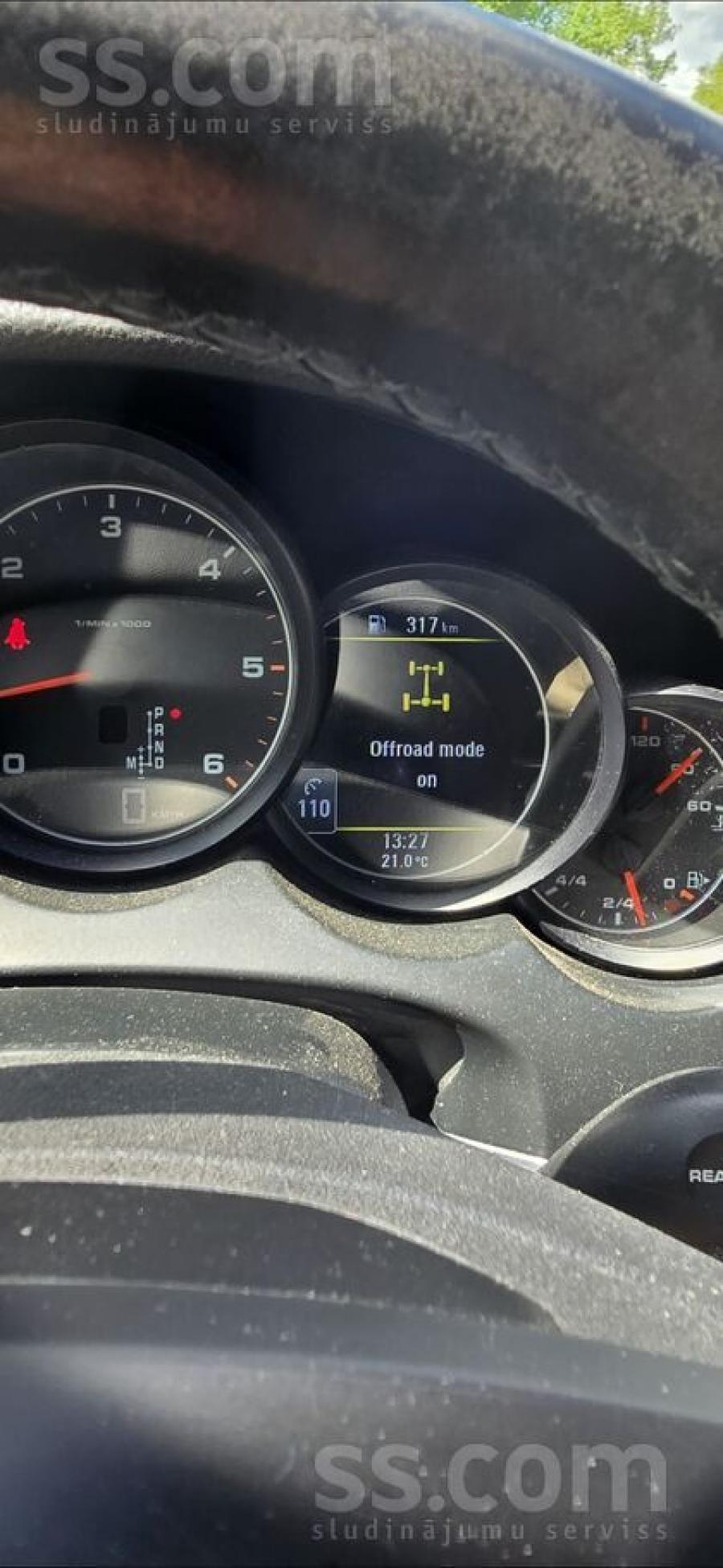 Melns Porsche Cayenne 2011 Dobele, ar dzinēja tilpumu 3.00 L un nobraukumu 306 tūkst. km par 12500 €, foto 19 vietnē AUTOMOTO.COM.LV