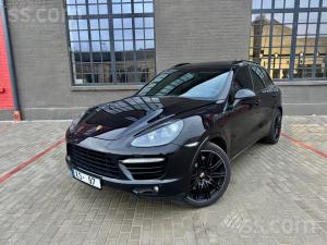 Black Porsche Cayenne 2011 in Riga, with an engine capacity of 4.80 L and mileage of 211 thousand km for 15000 €, photo  on AUTOMOTO.COM.LV