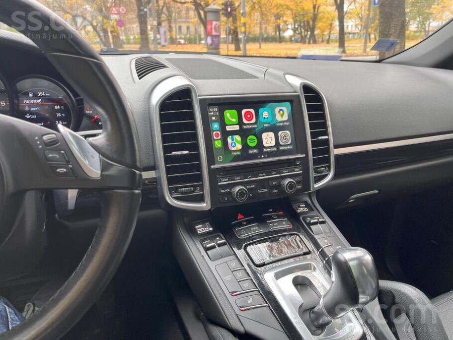 Melns Porsche Cayenne 2011 Rīga, ar dzinēja tilpumu 3.00 L un nobraukumu 118 tūkst. km par 20900 €, foto 6 vietnē AUTOMOTO.COM.LV