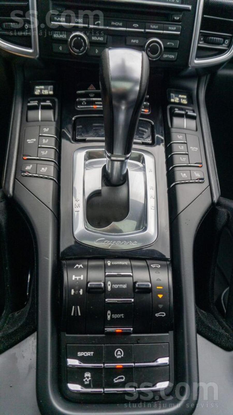 Black Porsche Cayenne 2011 in Riga, with an engine capacity of 4.80 L and mileage of 248 thousand km for 17990 €, photo 30 on AUTOMOTO.COM.LV
