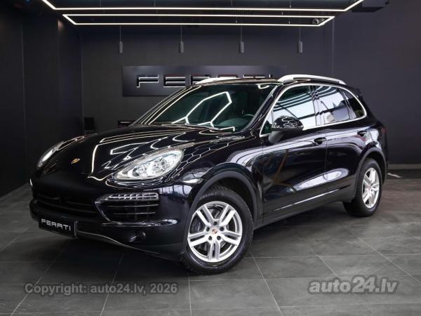 Black Porsche Cayenne 2012 in Tallinn, with an engine capacity of 3.00 L and mileage of 117 thousand km for 27900 €, photo 1 on AUTOMOTO.COM.LV