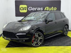 Black Porsche Cayenne 2014 in Avizieniai, with an engine capacity of 4.80 L and mileage of 62 thousand km for 27490 €, photo  on AUTOMOTO.COM.LV