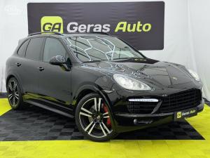 Black Porsche Cayenne 2014 in Avizieniai, with an engine capacity of 4.80 L and mileage of 62 thousand km for 27490 €, photo 4 on AUTOMOTO.COM.LV