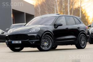 Black Porsche Cayenne 2015 in Jelgava, with an engine capacity of 4.20 L and mileage of 191 thousand km for 24400 €, photo  on AUTOMOTO.COM.LV