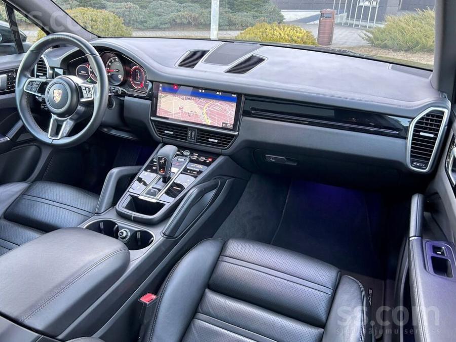 Melns Porsche Cayenne 2017 Rīga, ar dzinēja tilpumu 3.00 L un nobraukumu 171 tūkst. km par 34950 €, foto 14 vietnē AUTOMOTO.COM.LV